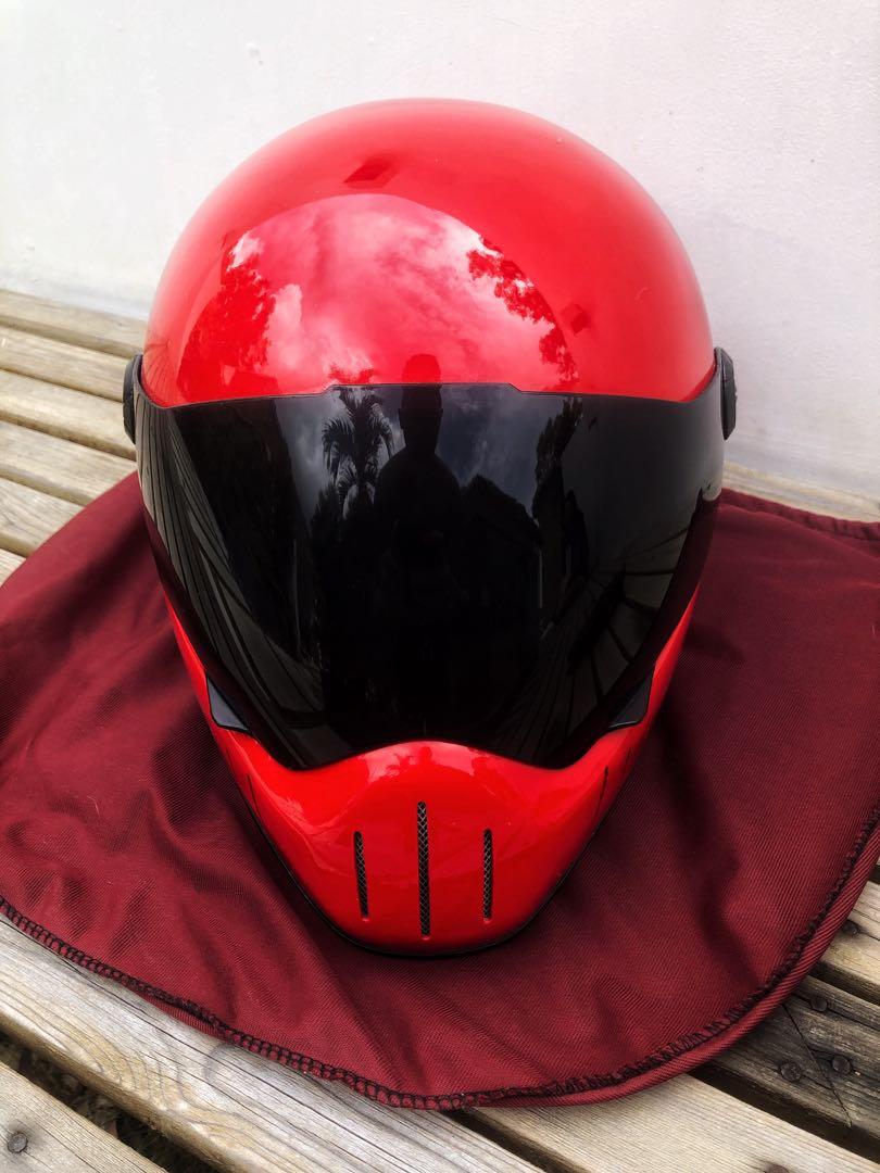 THOMPSON HELMET FULL FACE, Motorbikes, Motorbike Parts & Accessories ...