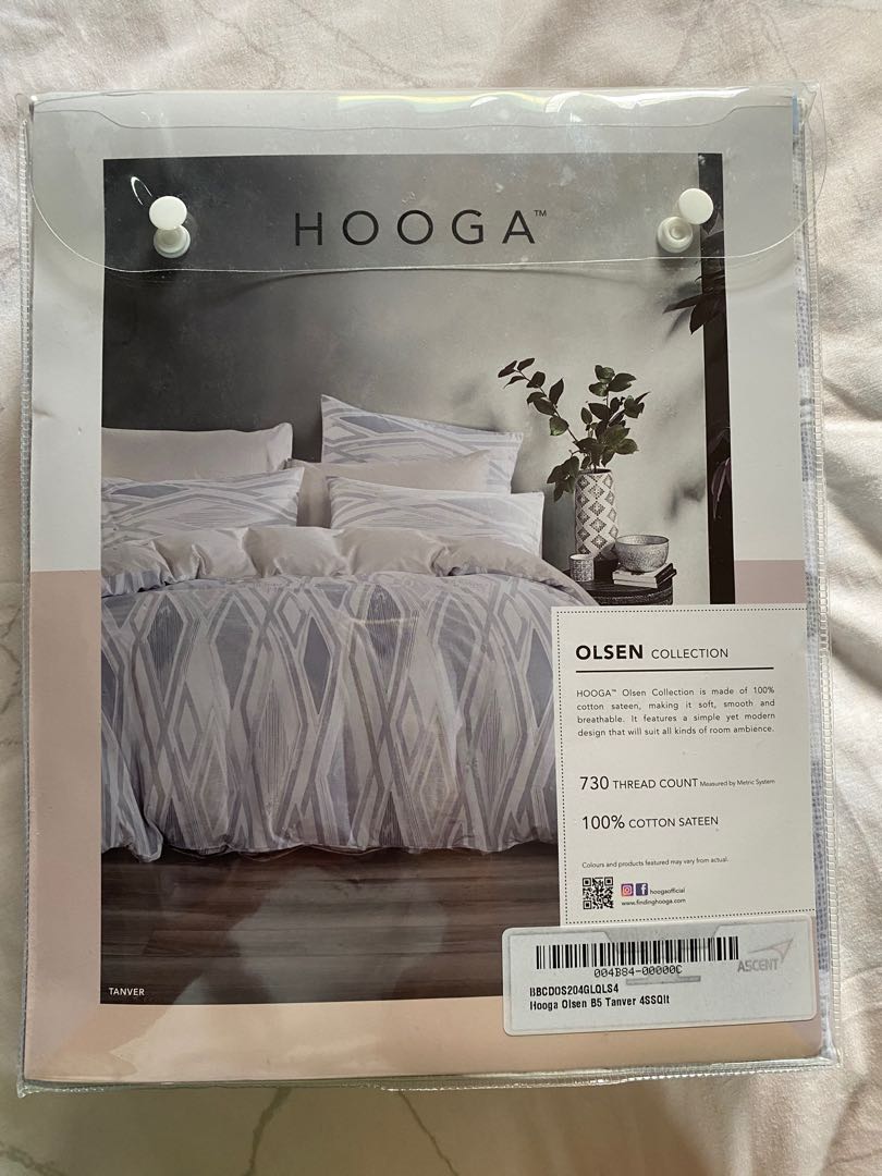 Hooga Super single quilt cover set - Olsen collection, Furniture & Home ...