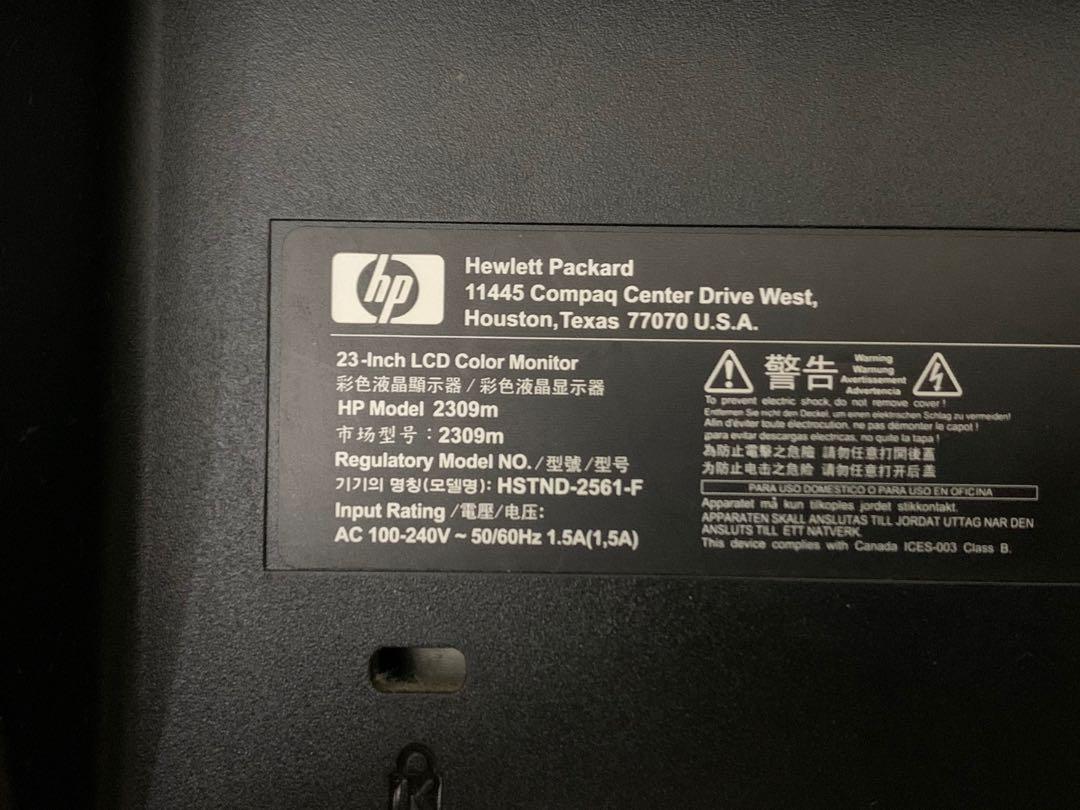 HP Pavilion 23 inch HD Monitor, Computers & Tech, Parts & Accessories ...