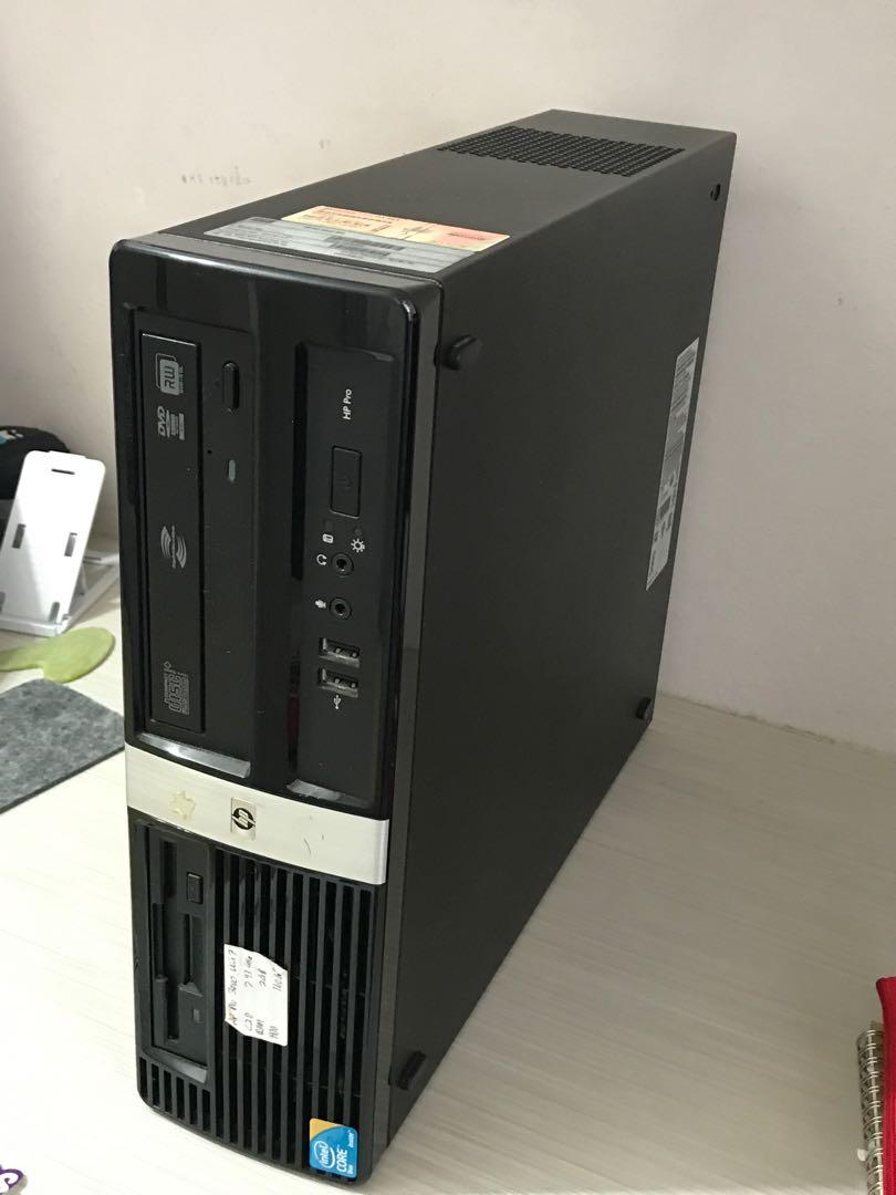 HP Pro 3000 dial duo core Windows 7, Computers & Tech, Desktops on ...