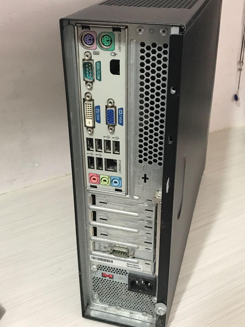 HP Pro 3000 dial duo core Windows 7, Computers & Tech, Desktops on ...