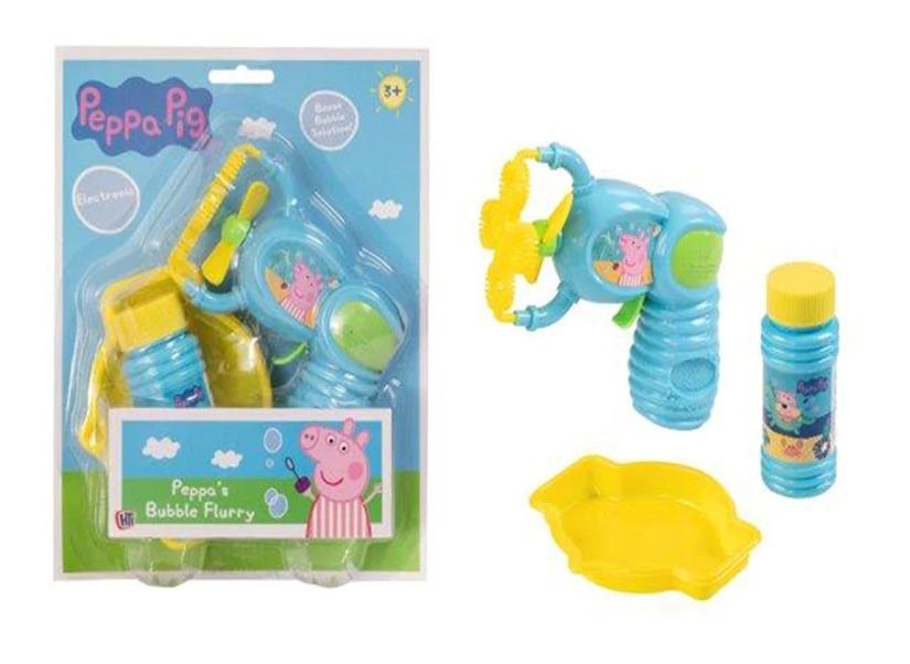 HTI Peppa Pig - PEP-1375962 Peppa Pig Bubble Flurry 粉紅豬小妹：泡泡手槍, 興趣及遊戲 ...