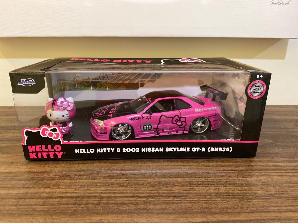 Jada toys hello kitty Nissan skyline GT-R, Hobbies & Toys, Toys & Games ...