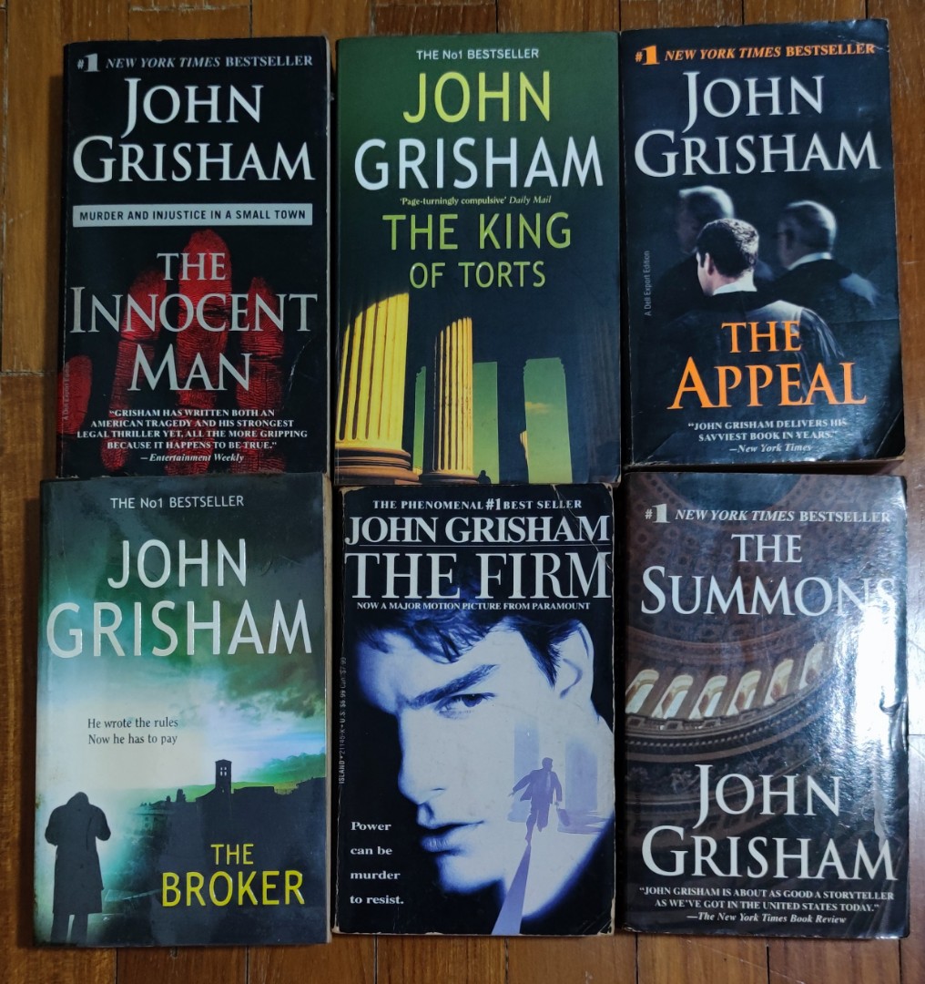 John Grisham books, Hobbies & Toys, Books & Magazines, Fiction & Non ...