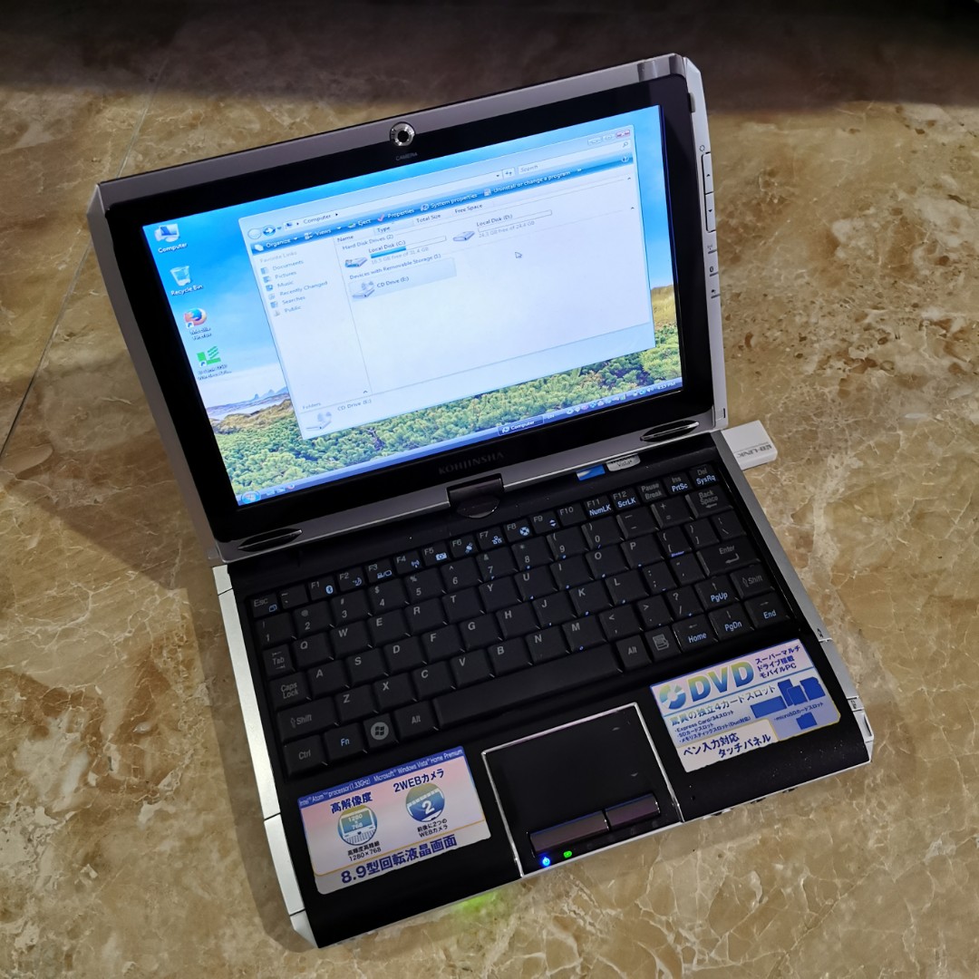 2nd Hand KOHJINSHA SX Netbook With DVD ROM Computers Tech Laptops 2nd-hand-kohjinsha-sx-netbook-with-dvd-rom-computers-tech-laptops