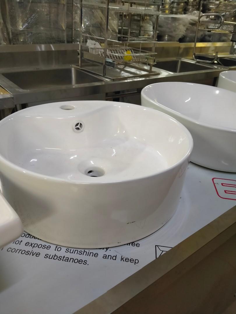 Lavatory set with faucet and fittings, Furniture & Home Living ...