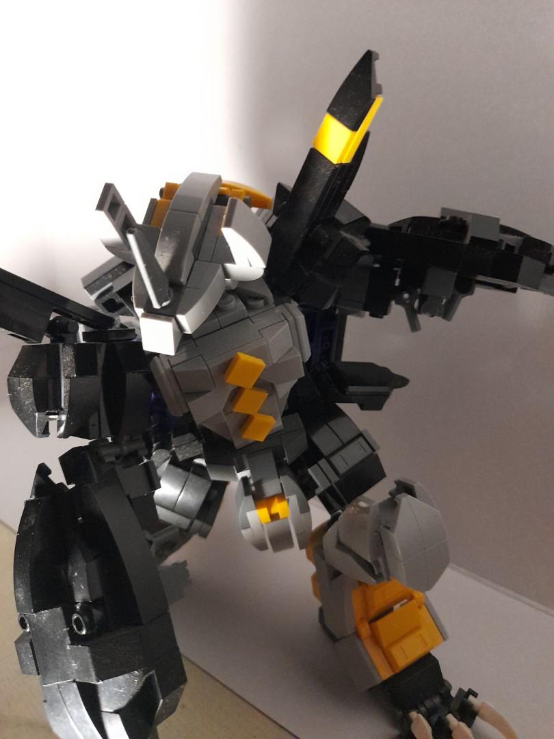 Lego moc digimon Dark wargreymon 樂高 原創 暗黑戰鬥暴龍獸 成品, 興趣及遊戲, 玩具 & 遊戲類 ...