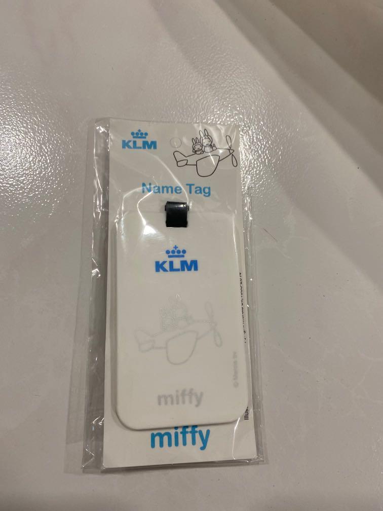 KLM miffy Luggage name tag, Mobile Phones & Gadgets, Mobile & Gadget ...