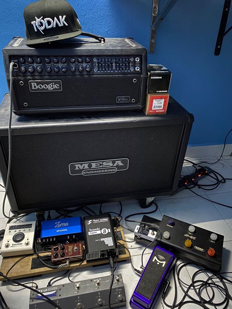 Mesa Boogie JP2C with Recto Cab 212 loaded with V30 speakers, Hobbies ...