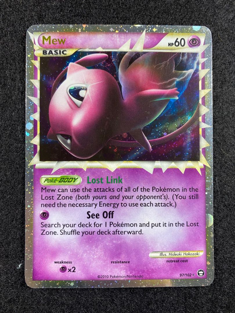 Mew Prime Pokémon Card from HGSS Triumphant TCG expansion Set, Hobbies ...