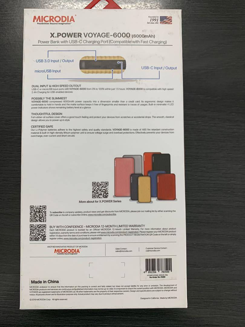 Microdia Executive and prestige power bank 6000mah, Mobile Phones ...