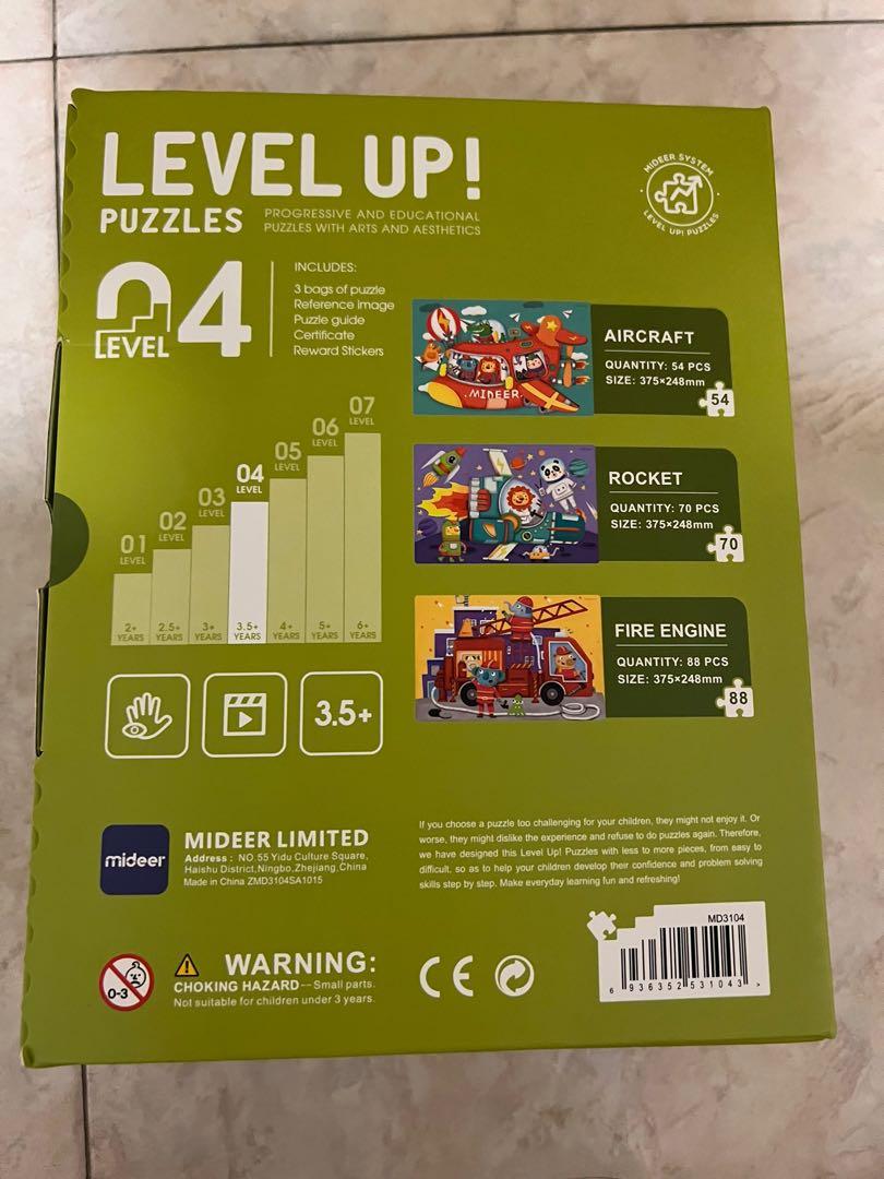 Mideer level 4 puzzles 3 in 1 box, Hobbies & Toys, Toys & Games on ...