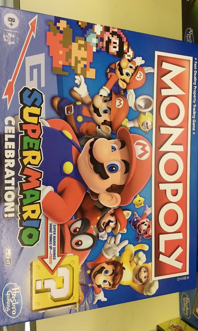 Monopoly Super Mario Board game, Hobbies & Toys, Toys & Games on Carousell