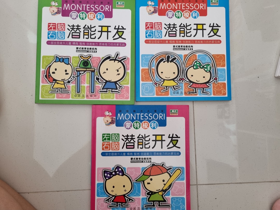 Montessori Chinese story books (Full set 4 books), Hobbies & Toys ...