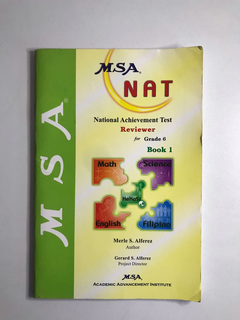 MSA NAT Reviewer - Grade 6, Hobbies & Toys, Books & Magazines ...