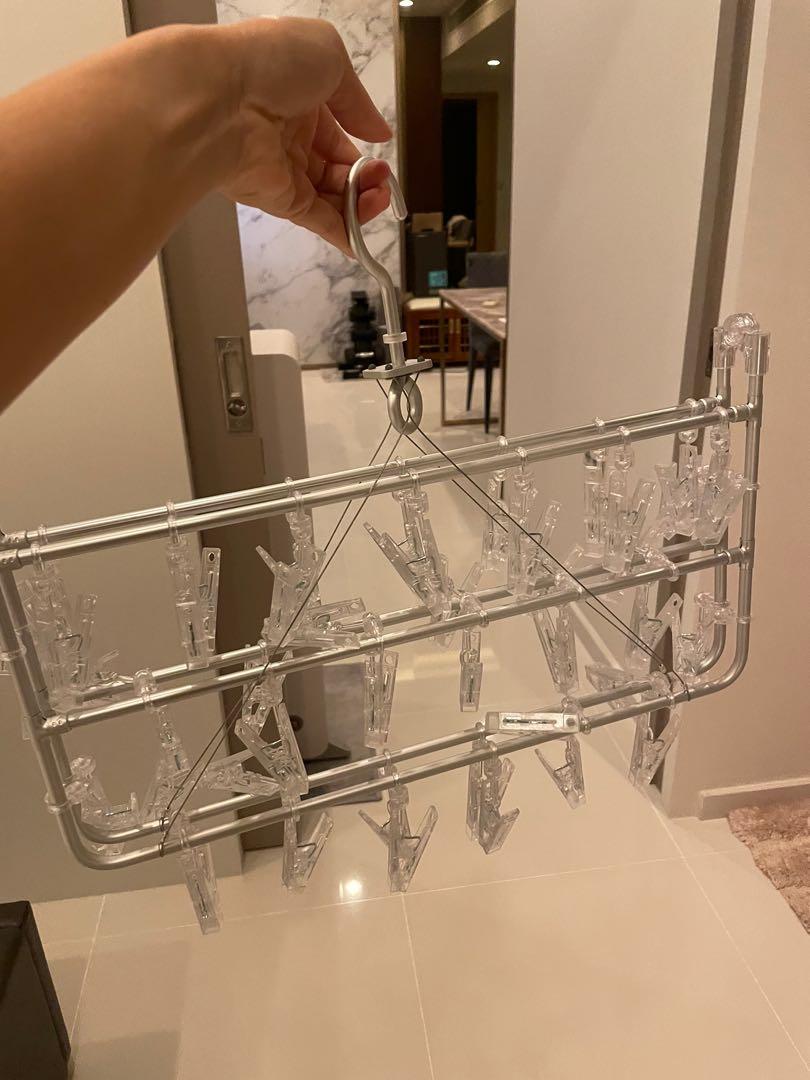 Muji aluminium rack drying, Furniture & Home Living, Furniture, Shelves ...