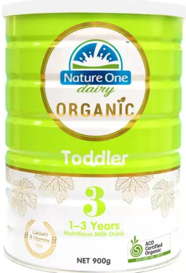 Nature One Dairy Organic Toddler Nutritious Milk Drink Step 3 Baby ...