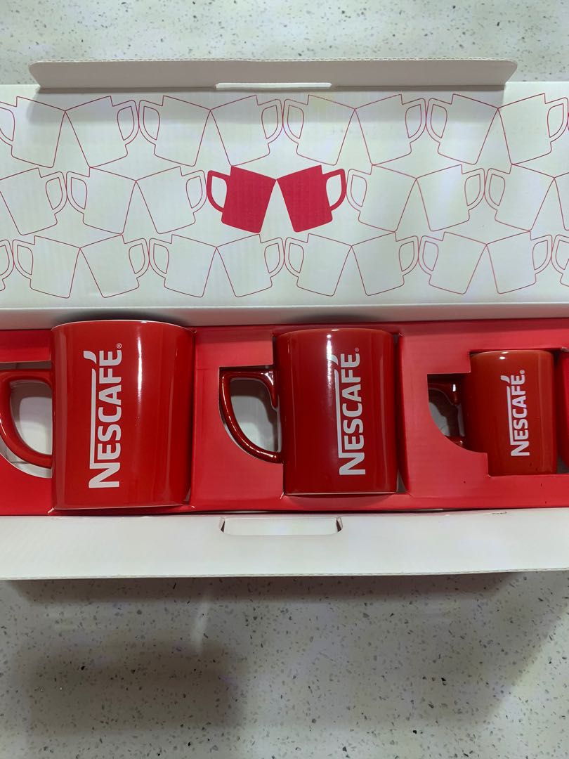 Nescafe Mug, Furniture & Home Living, Kitchenware & Tableware on Carousell
