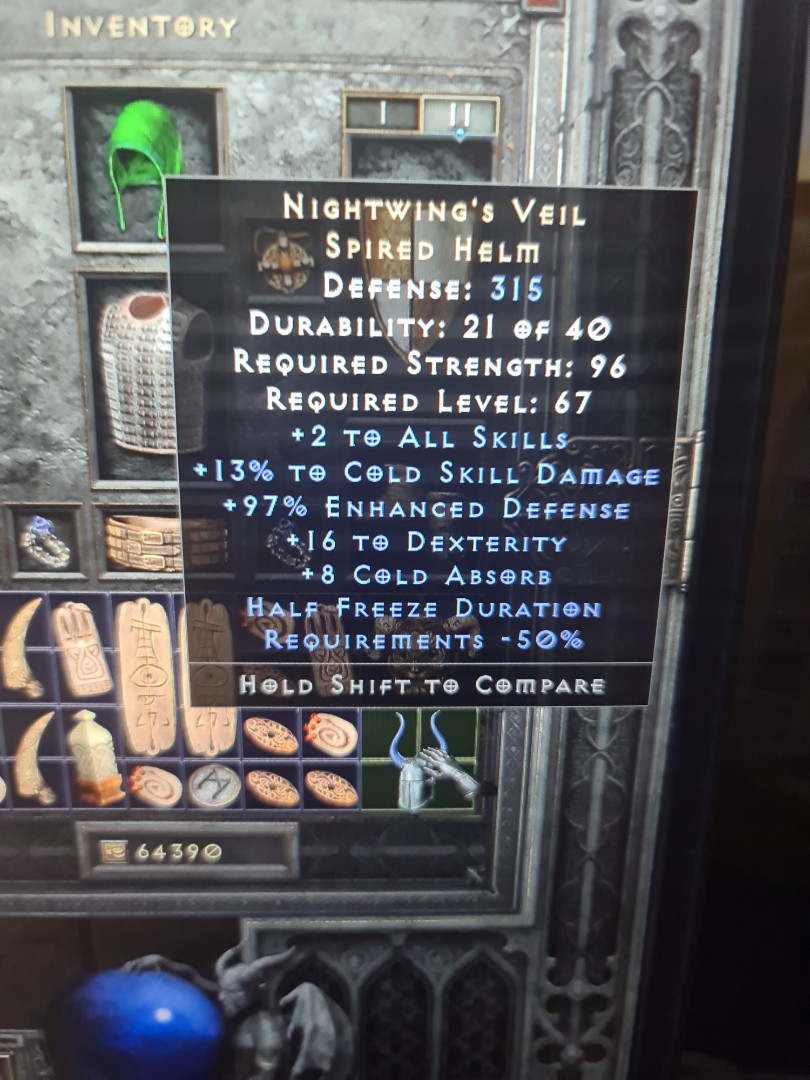 nightwing's veil diablo 2 ressurcted us server, Video Gaming, Gaming ...