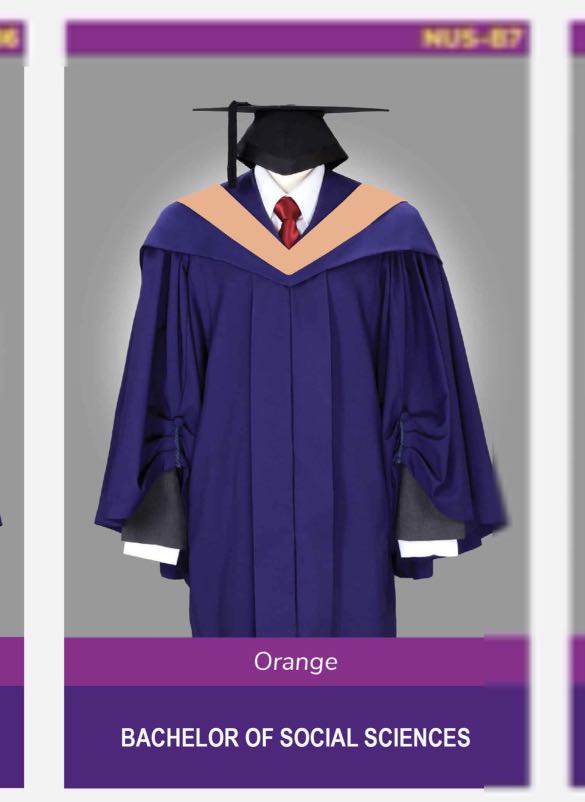 NUS graduation gown (social science, bachelors), Everything Else on ...