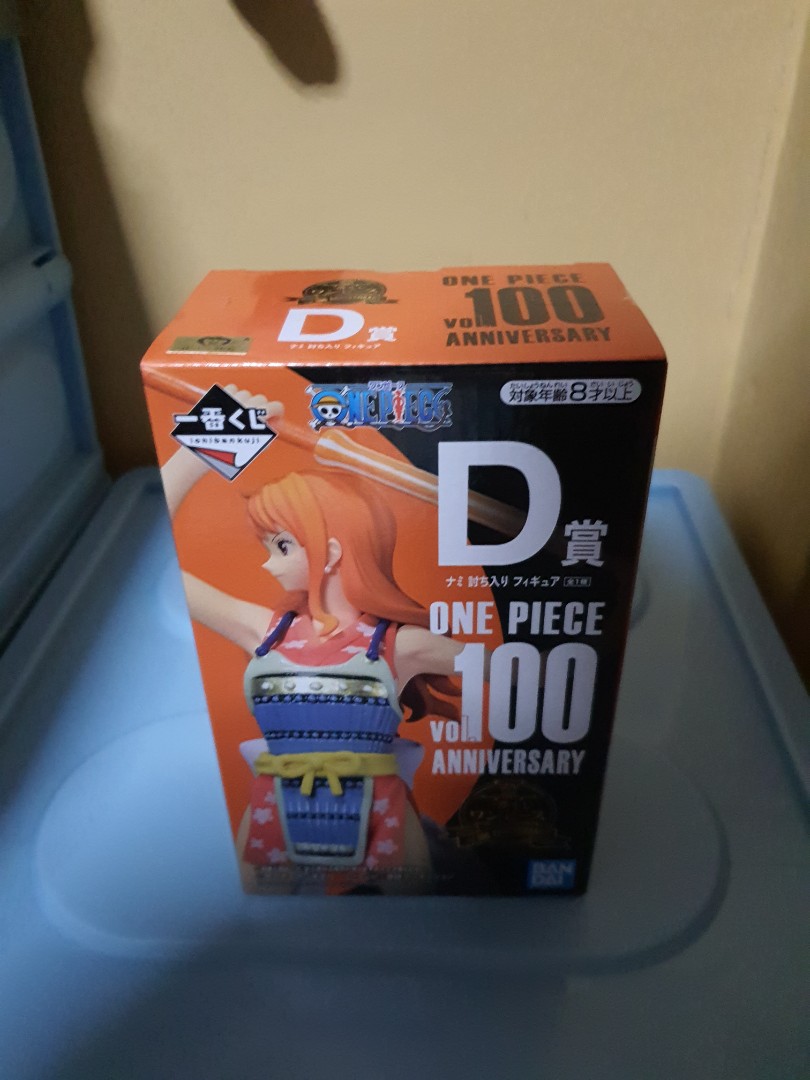 One Piece Gold Toei 100 Anniversary Nami prize D 100 Anniversary Ichiban Kuji, Hobbies & Toys ...