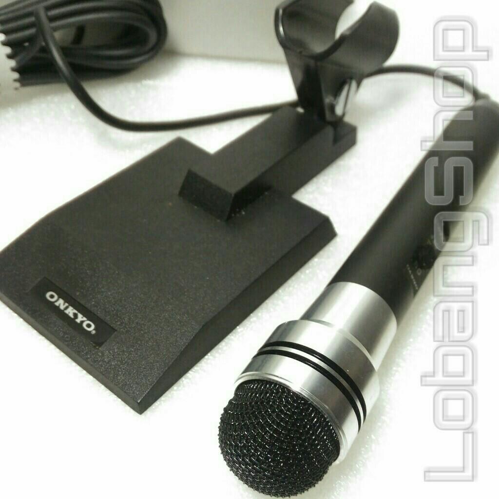 Authentic Vintage ONKYO DM-103 Dynamic Desk Microphone with Desk Stand ...