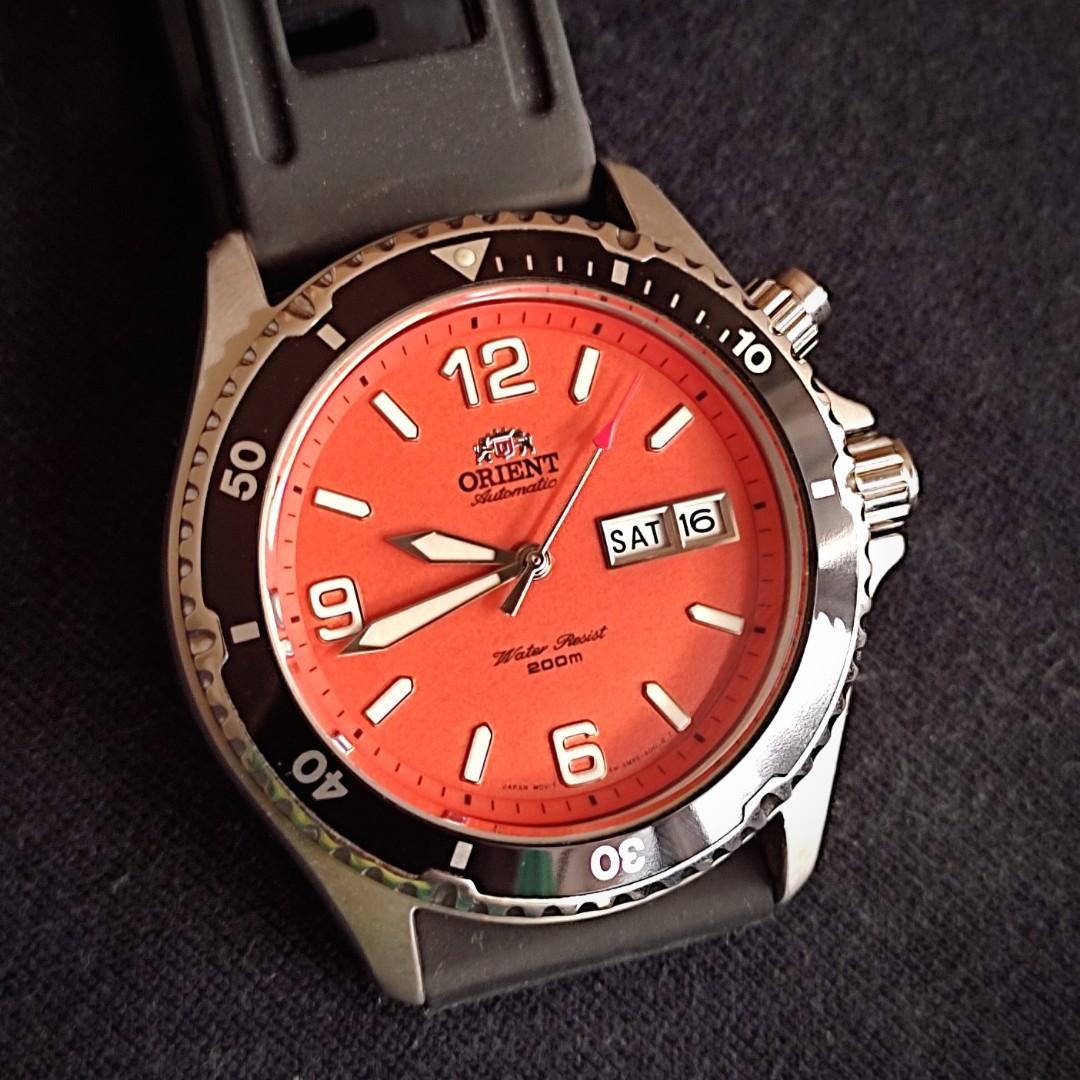 ORIENT MAKO 1st Generation Orange Dial 200m Diver (Discontinued ...