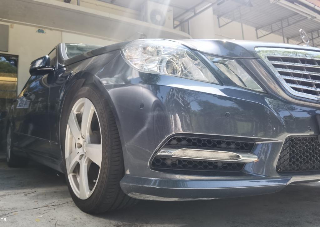 Original Mercedes 18" Staggered Rims Wheels A2124011302 A2124011402 ...