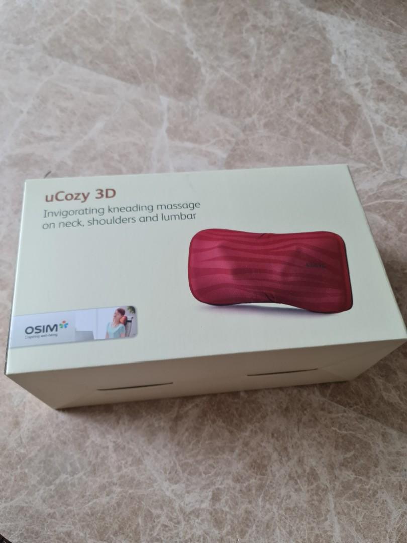 Osim ucozy 3D, passion red, Health & Nutrition, Massage Devices on Carousell