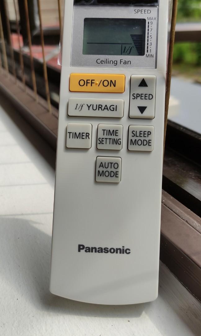 Panasonic Fan Remote Control New Original Panasonic F-M14HW, TV & Home ...