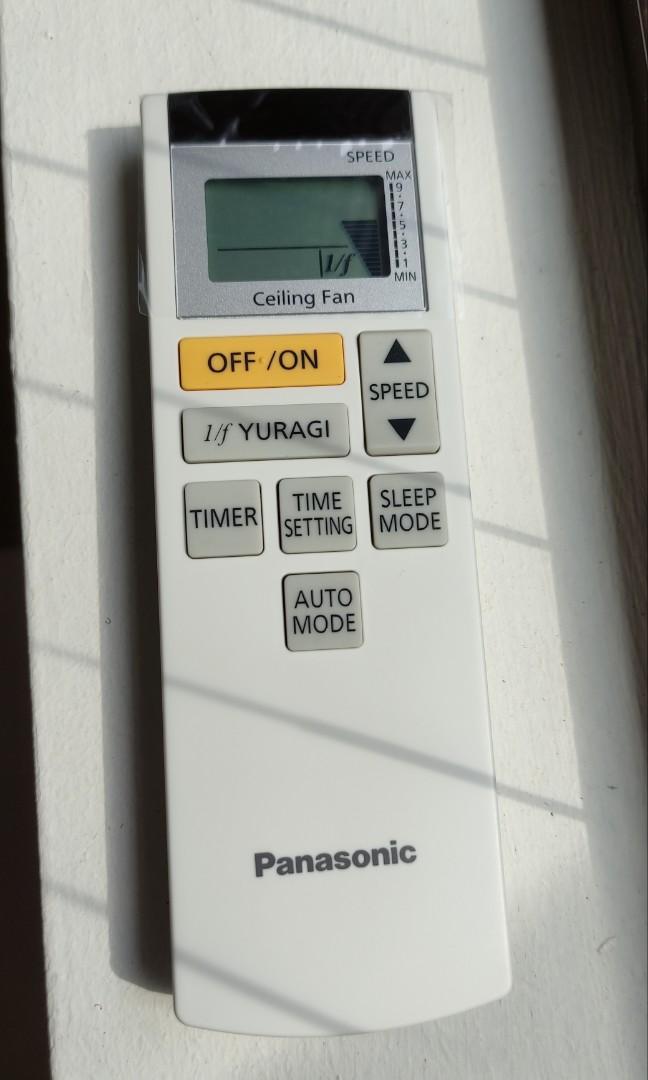 Panasonic Fan Remote Control New Original Panasonic F-M14HW, TV & Home ...