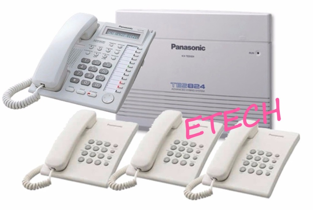 Panasonic KX-TES824 Main Unit Keyphone System PABX 1 keyphone 3 single ...