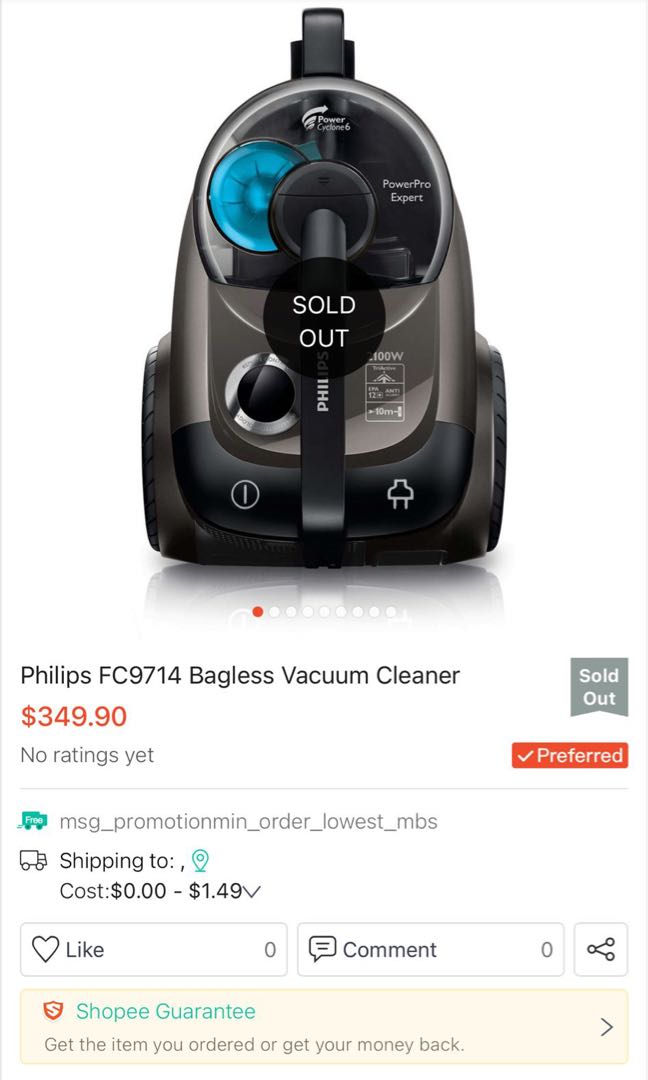 Philips FC9714 Bagless Vacuum Cleaner (2100w) Condition 8/10 $150, TV ...