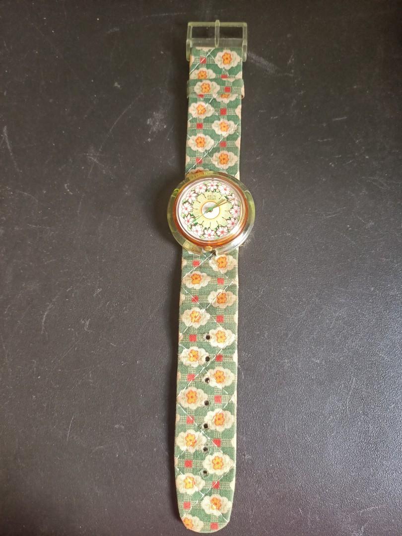 POP Swatch flower watch, Women's Fashion, Watches & Accessories ...