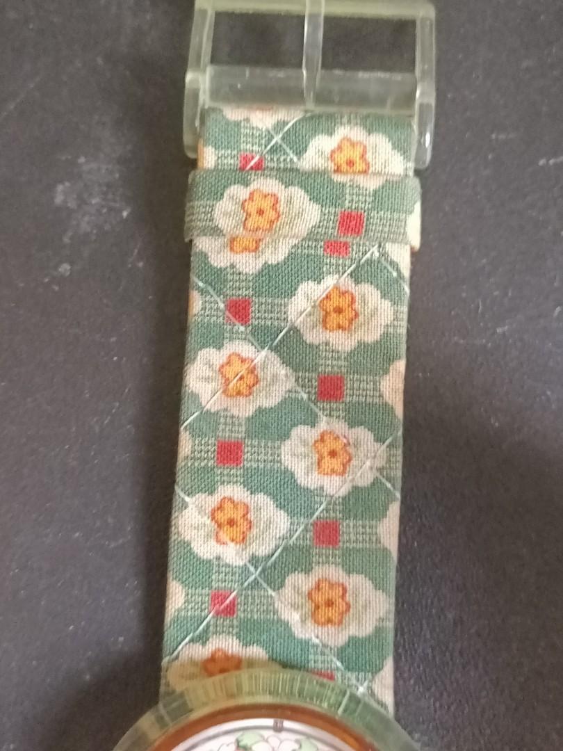 POP Swatch flower watch, Women's Fashion, Watches & Accessories ...