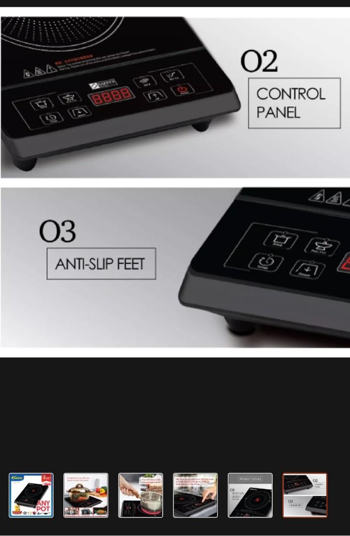 PowerPac ceramic cooker (Any Pot), TV & Home Appliances, Kitchen ...