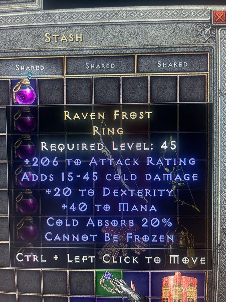 Raven frost diablo 2 resurrected pc, Video Gaming, Gaming Accessories ...