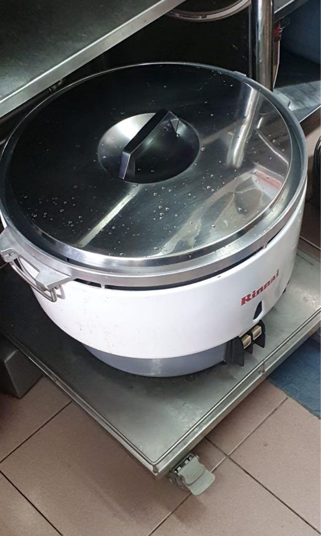 rinnai commercial lpg gas rice cooker (price can nego), TV & Home ...