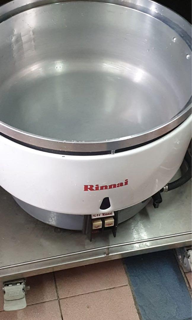 rinnai commercial lpg gas rice cooker (price can nego), TV & Home ...