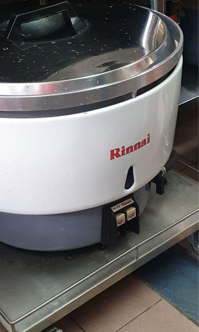 rinnai commercial lpg gas rice cooker (price can nego), TV & Home ...