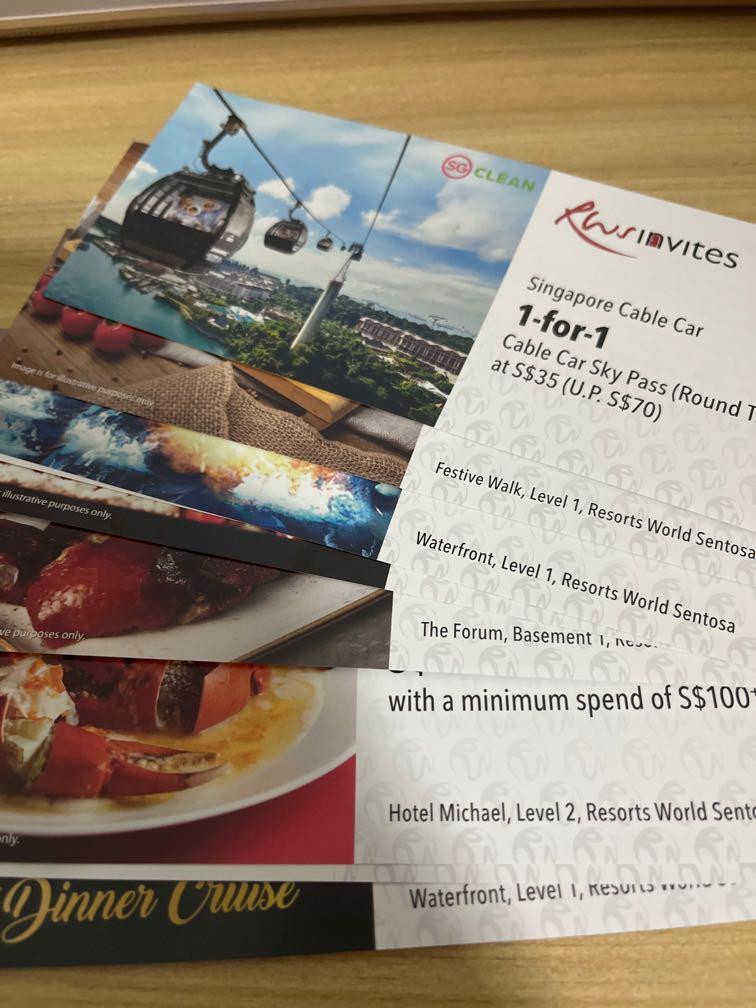 RWS Invites vouchers, Tickets & Vouchers, Local Attractions & Transport ...