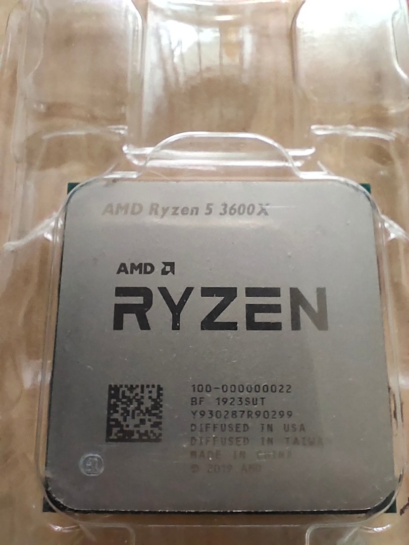 AMD Ryzen 3600x cpu, Computers & Tech, Parts & Accessories, Computer ...