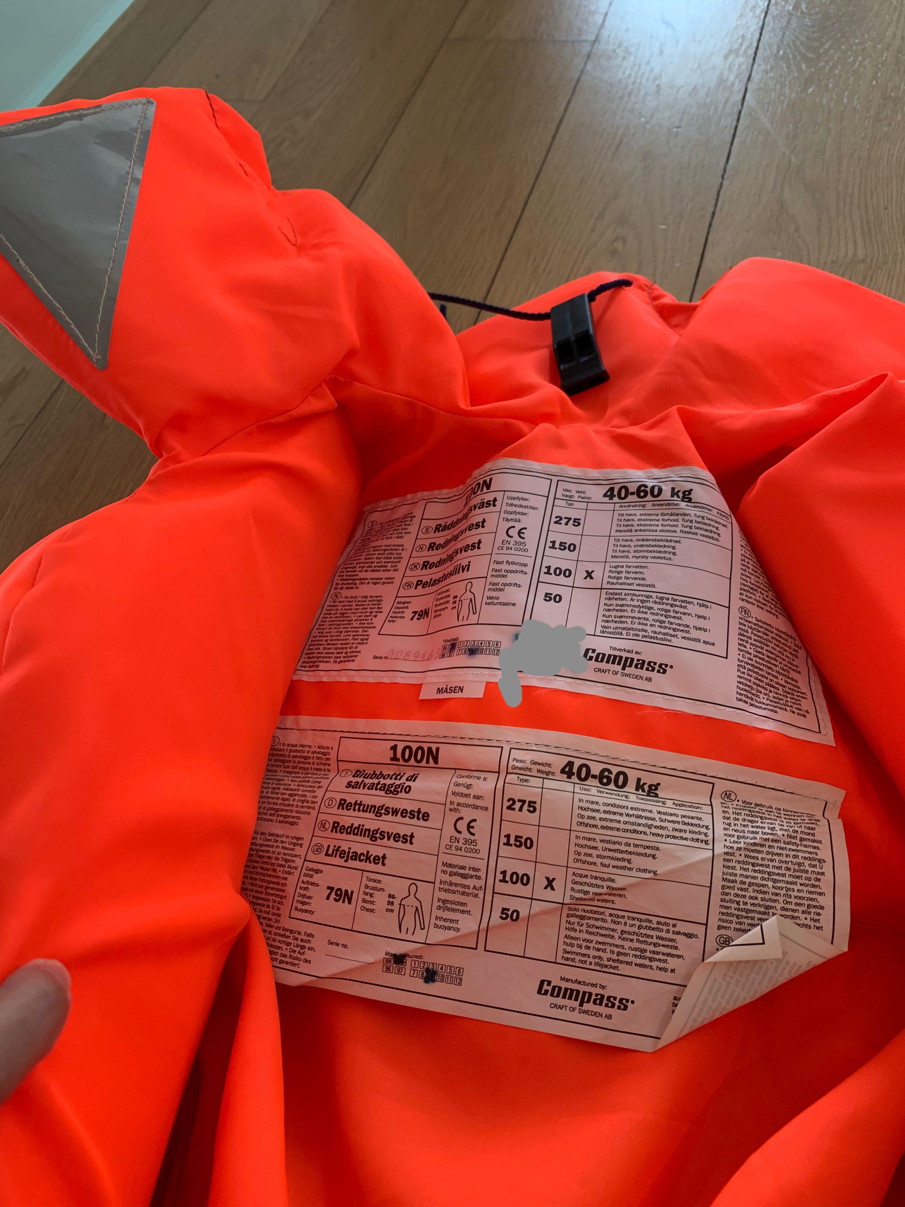 Sailing Life jacket , Sports Equipment, Sports & Games, Water Sports on ...