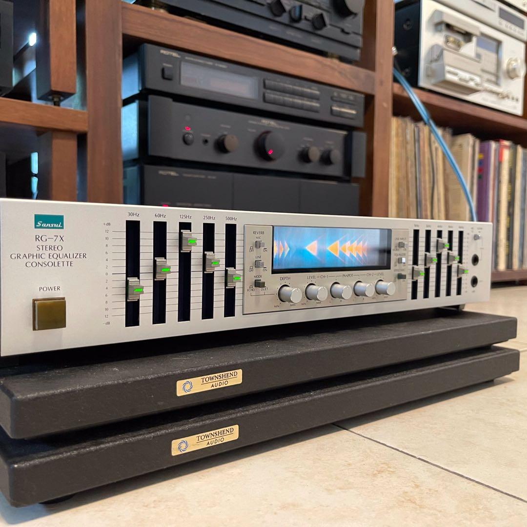 SANSUI RG-7X GRAPHIC EQUALIZER CONSOLETTE, Audio, Portable Audio ...