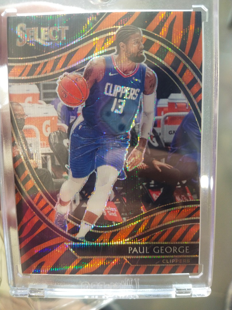 Select Paul George CourtSide Tiger NBA Card, Hobbies & Toys, Toys ...