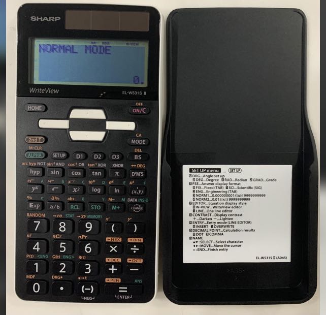 Sharp EL-W531S II Calculator (O-Level approved), Hobbies & Toys ...