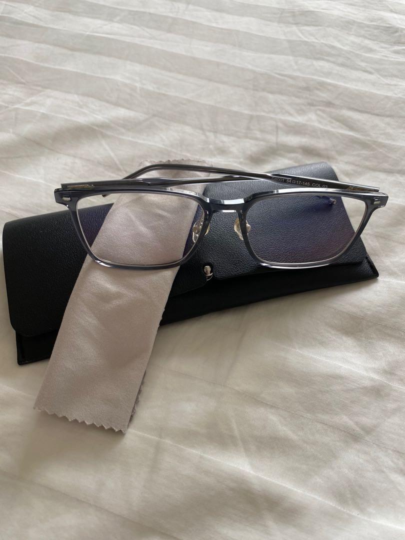 Spectacle Glasses (Tinted Blue), Men's Fashion, Watches & Accessories ...