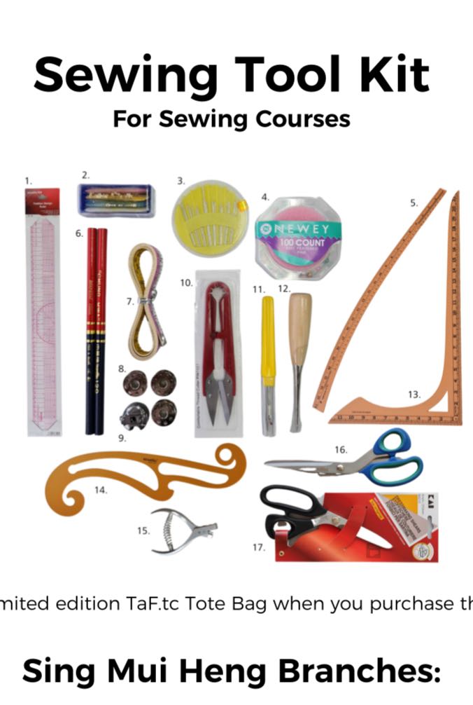 Taftc sewing tool kit basic alteration (sing Mui heng), Hobbies & Toys ...