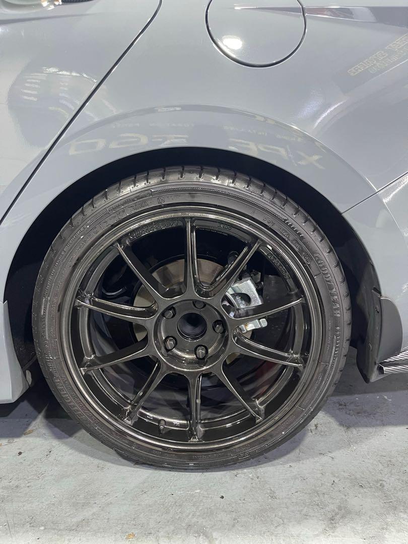Tc105x with tyre PCD 5x114.3, Car Accessories, Tyres & Rims on Carousell