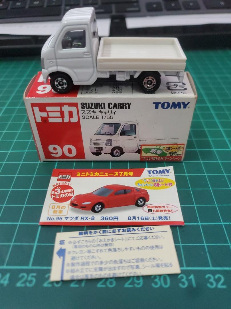 Tomy Tomica 90 Suzuki Carry 紅色盒 中國製 白色, 興趣及遊戲, 玩具 & 遊戲類 - Carousell
